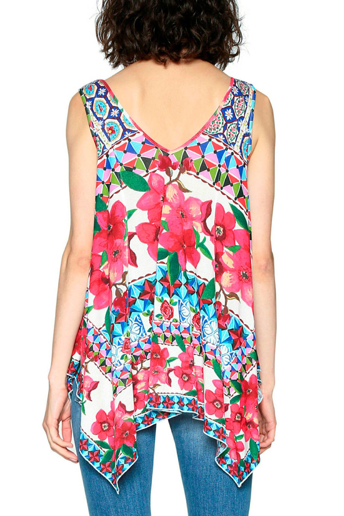 Desigual top met all-over print | wehkamp