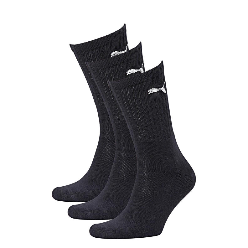 Puma sportsokken - set van 3 zwart | wehkamp