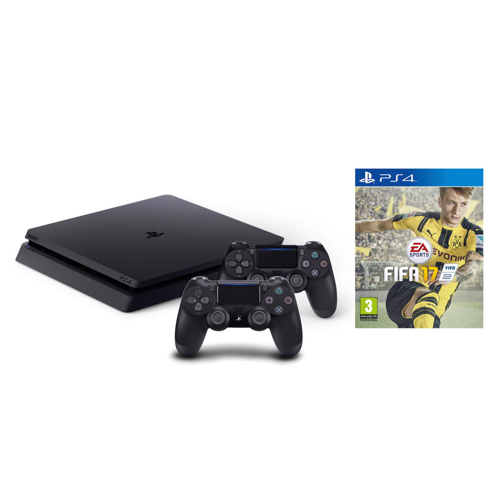 Sony PS4 1TB + FIFA 17 standaard editie + DualShock 4 controller v2 ...