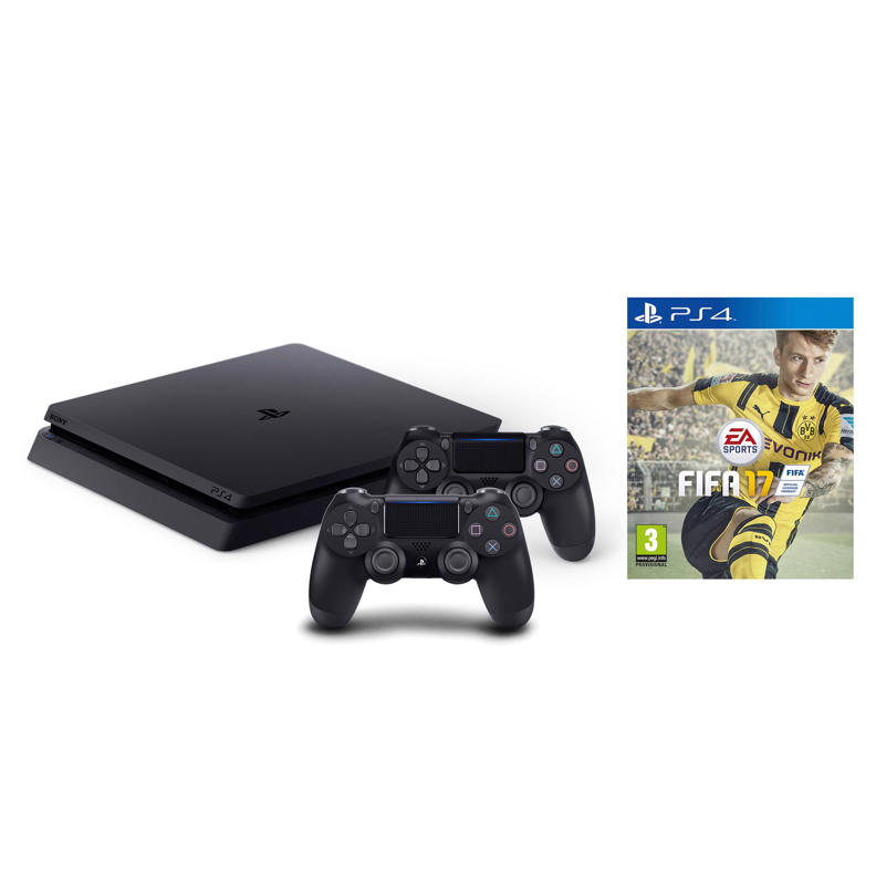 Sony PS4 1TB + FIFA 17 standaard editie + DualShock 4 controller v2 ...