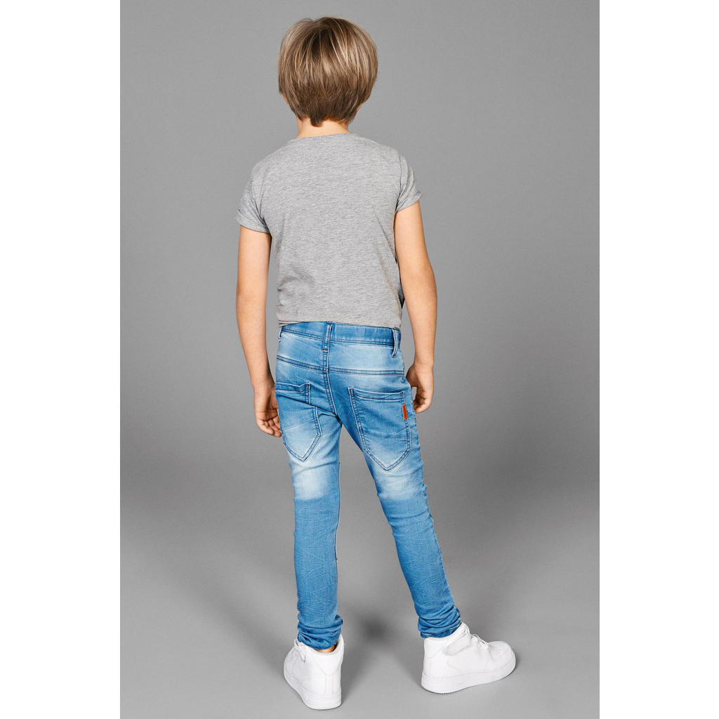 NAME IT Nittitan x-slim fit jeans met extra kniestukken | wehkamp