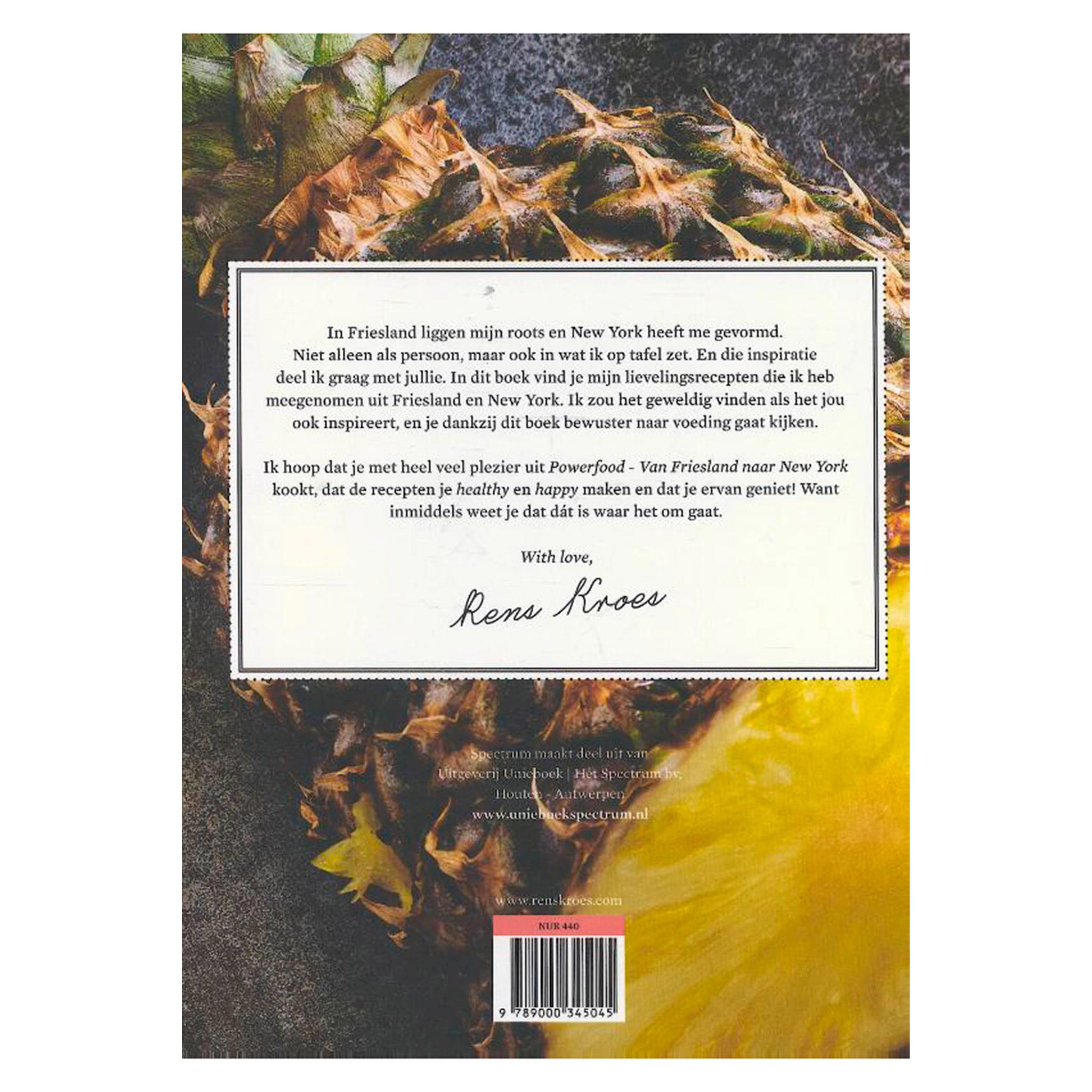 Rens Kroes Powerfood - Van Friesland naar New York | wehkamp