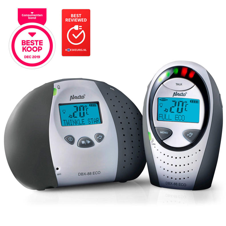 Alecto DBX-88 LIMITED DECT babyfoon met display | wehkamp