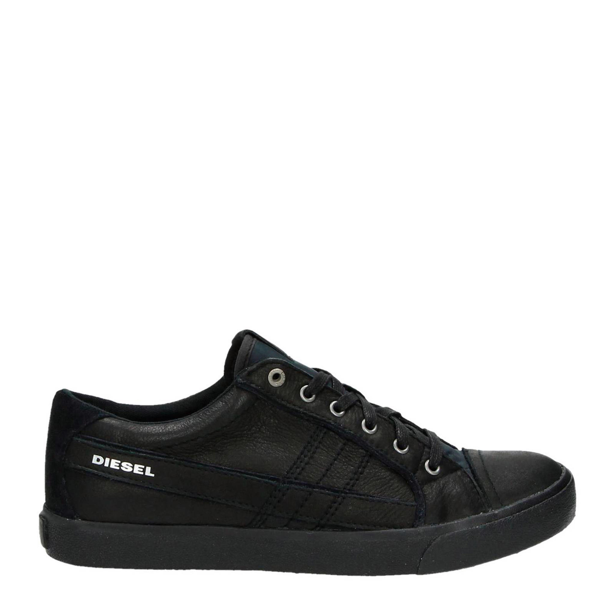 Diesel D-String Low leren sneakers | wehkamp