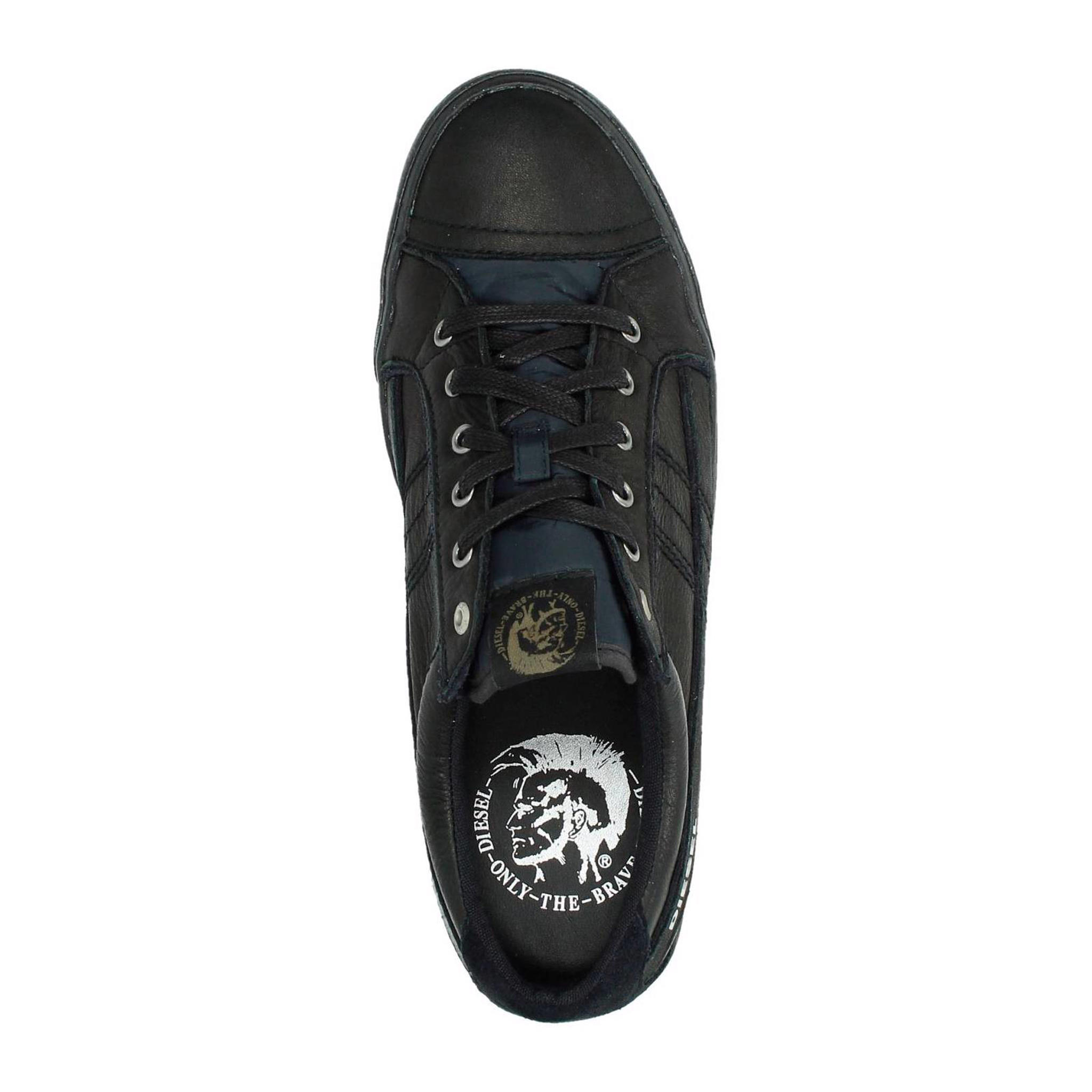 Diesel D-String Low leren sneakers | wehkamp