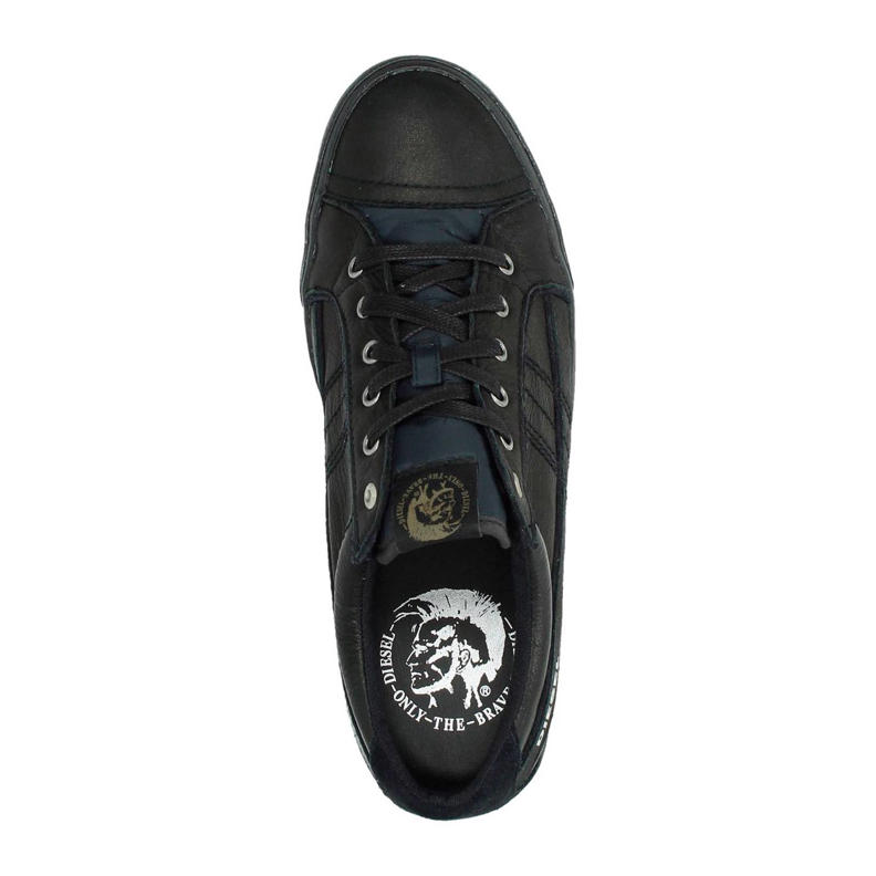 Diesel D-String Low leren sneakers | wehkamp