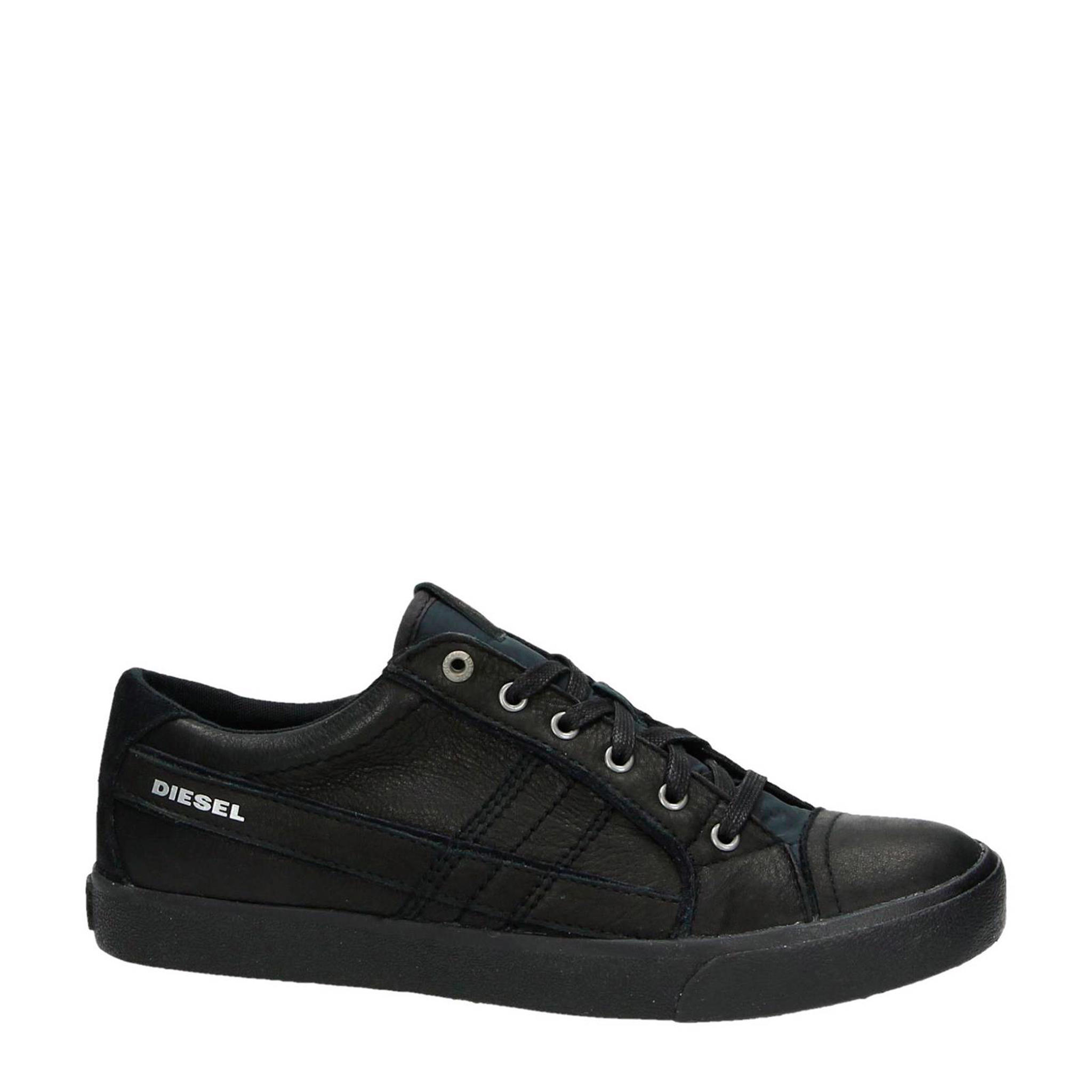 Diesel D-String Low leren sneakers | wehkamp