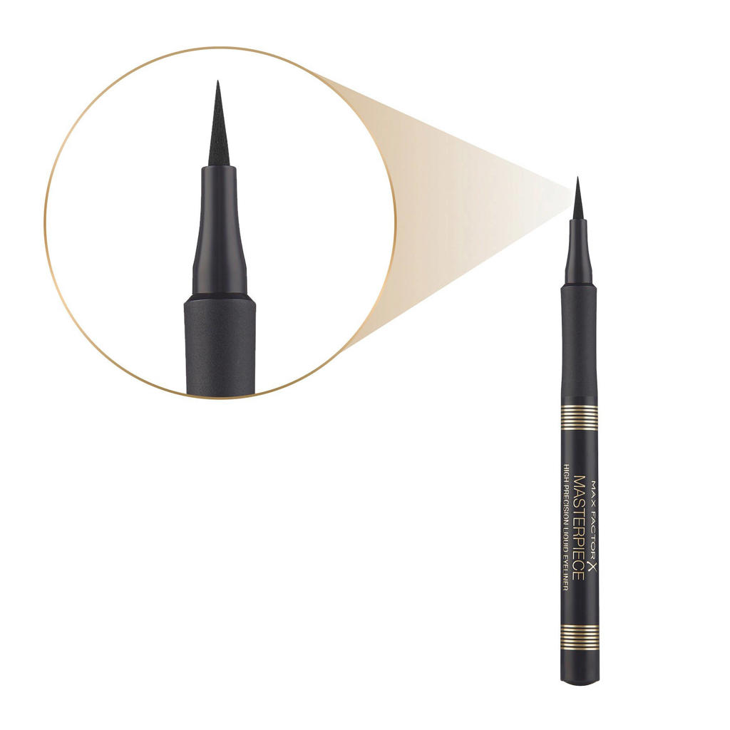 Max Factor Masterpiece High Precision Eyeliner - 01 Velvet Black | wehkamp