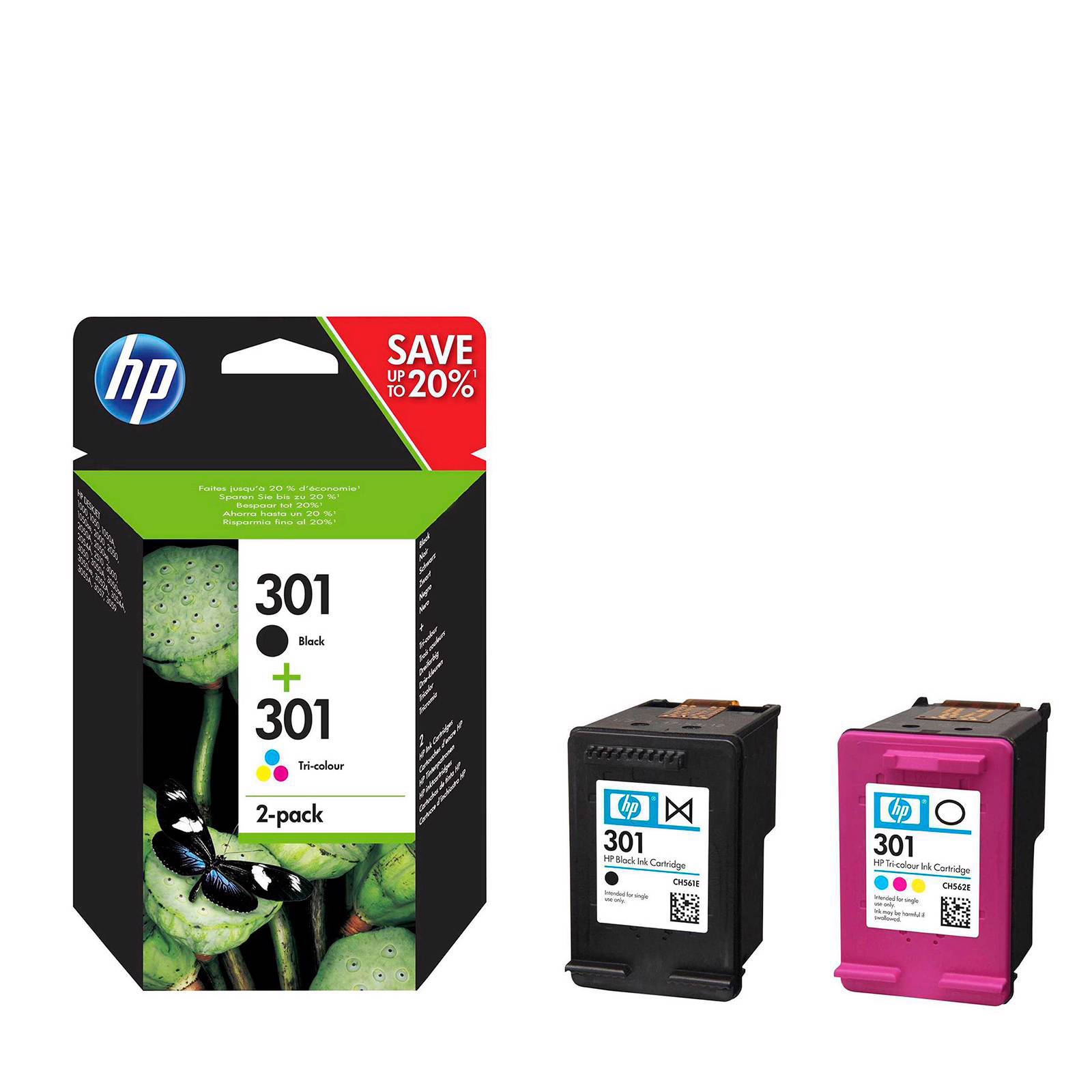 HP 301 inktcartridge multipack | wehkamp