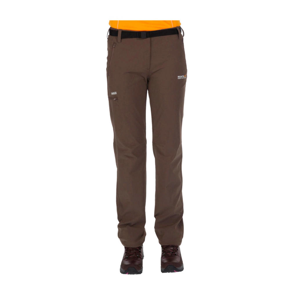 Regatta Xert II outdoor broek 31 inch bruin | wehkamp