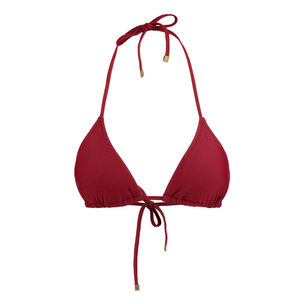 America Today voorgevormde triangel bikinitop Ashley rood/blauw | wehkamp