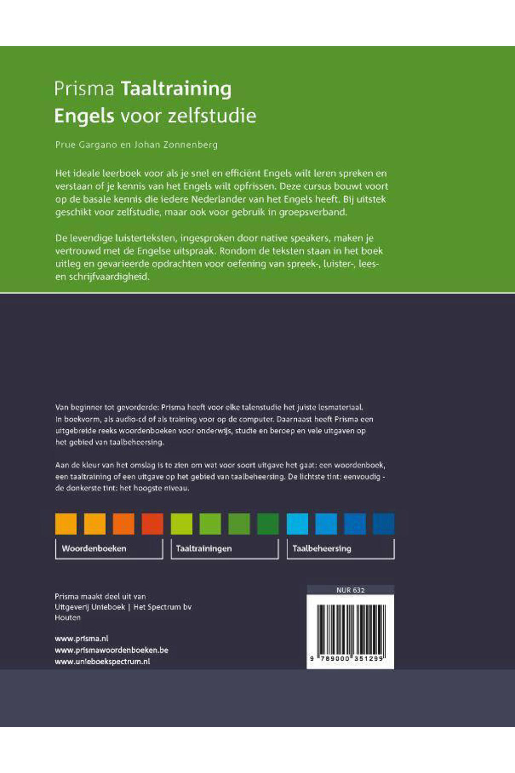 Prue Gargano en Johan Zonnenberg Engels voor zelfstudie | wehkamp