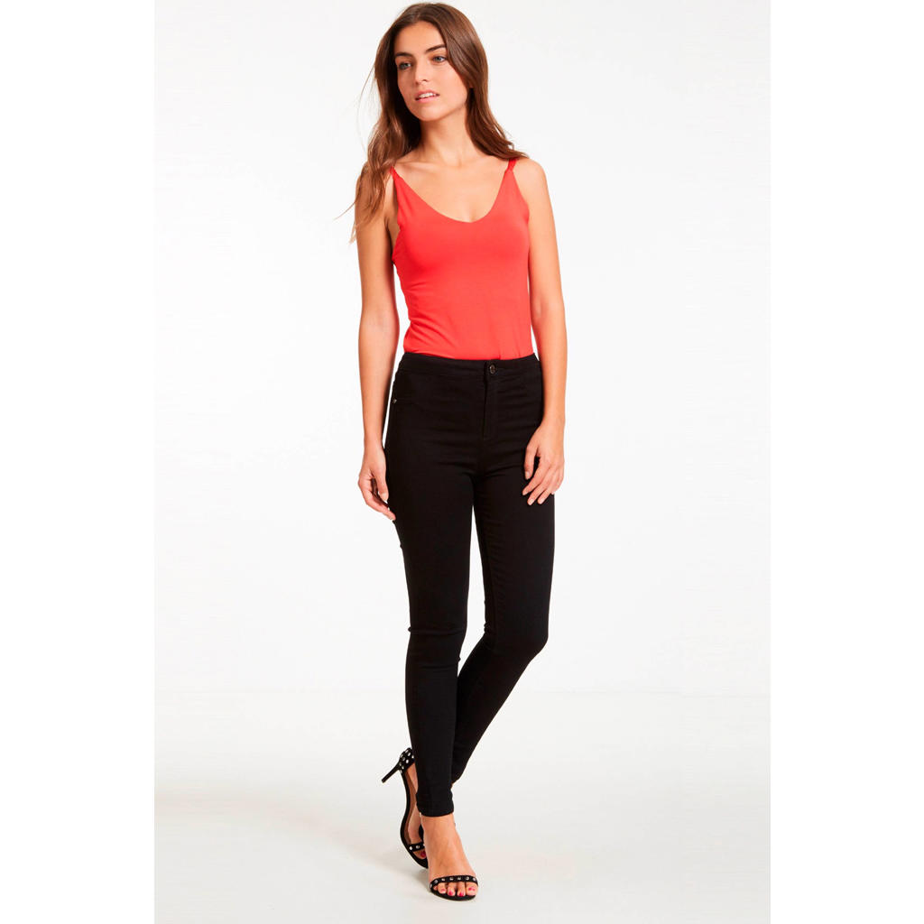 Morgan spaghettitop koraalrood | wehkamp