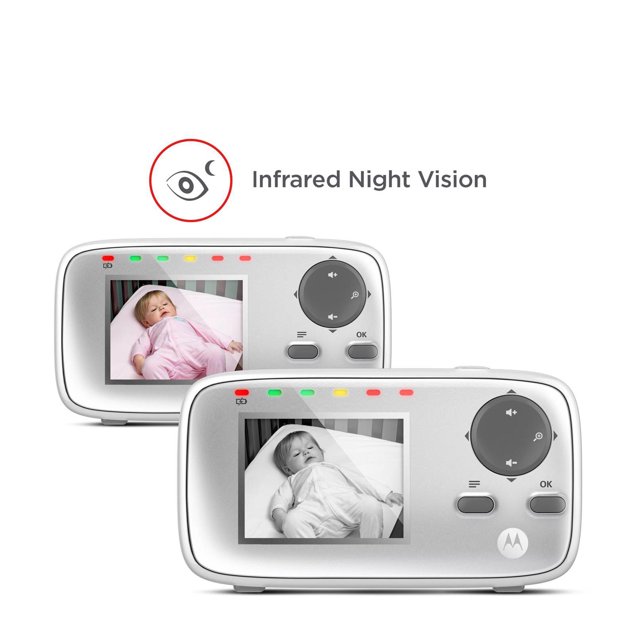 Motorola MBP-482 babyfoon met camera 2,4" kleurenscherm | wehkamp