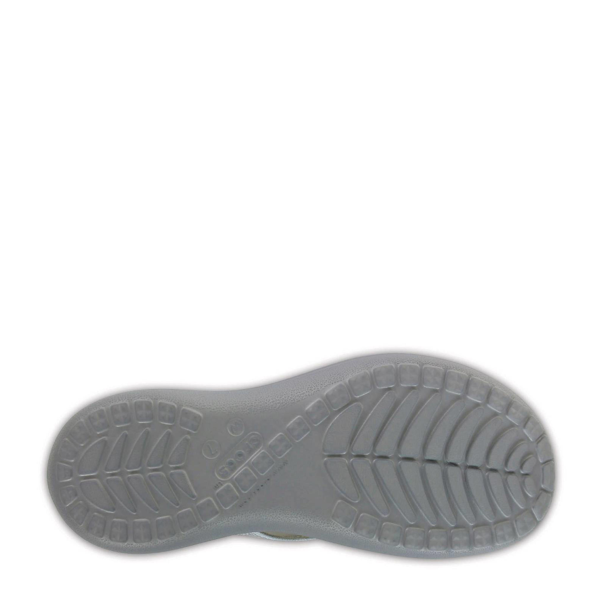 Crocs Capri Sequin teenslippers zilver | wehkamp