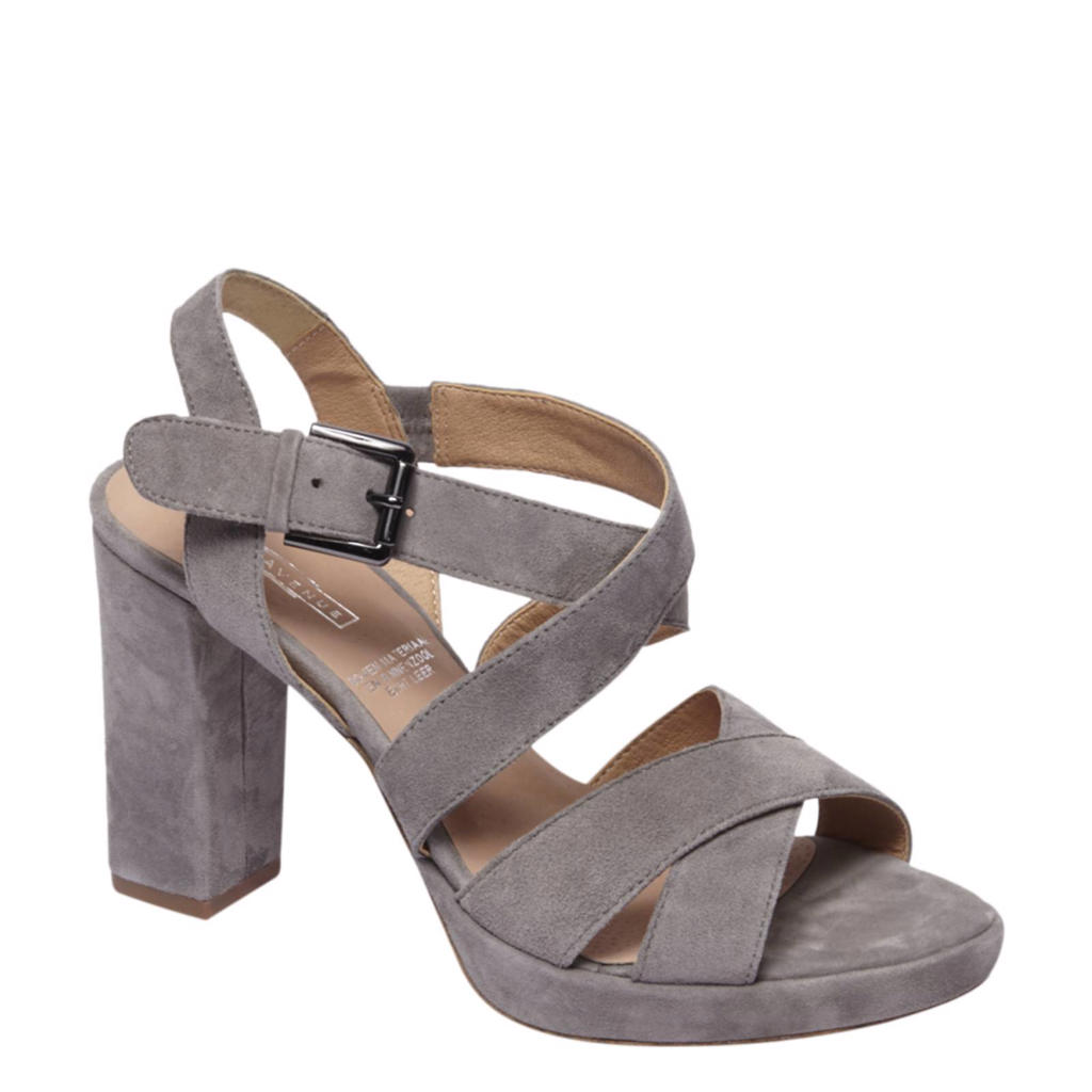 vanHaren 5th Avenue suède sandalettes | wehkamp