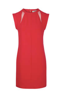 Morgan jurk koraalrood | wehkamp