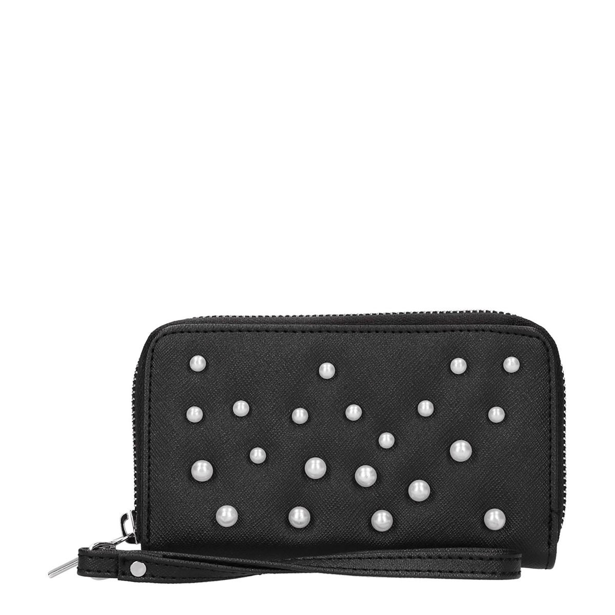 Sacha portemonnee met parels zwart | wehkamp