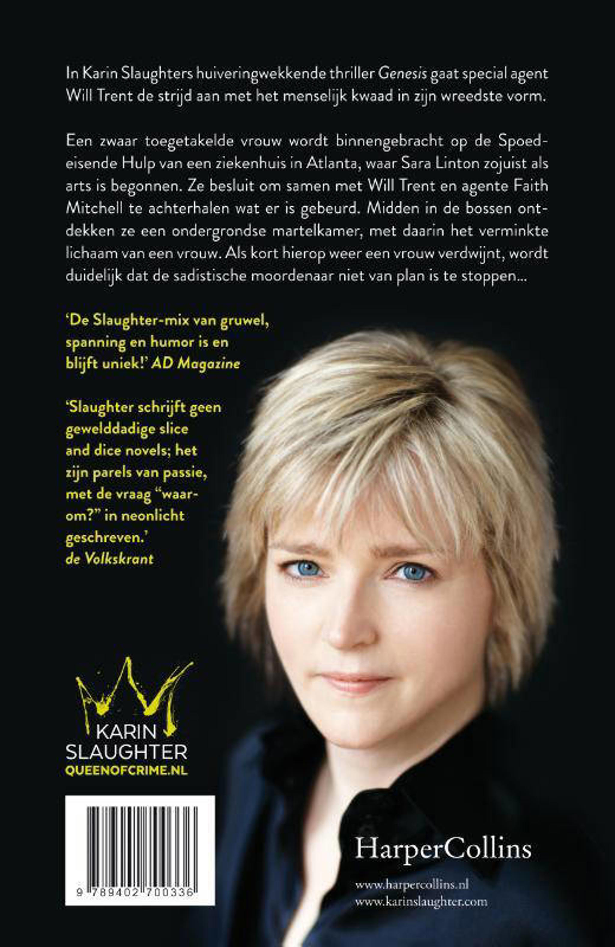 Karin Slaughter Genesis kopen? | Morgen in huis | wehkamp