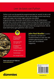 John Paul Mueller Voor Dummies: Programmeren met Python voor Dummies ...