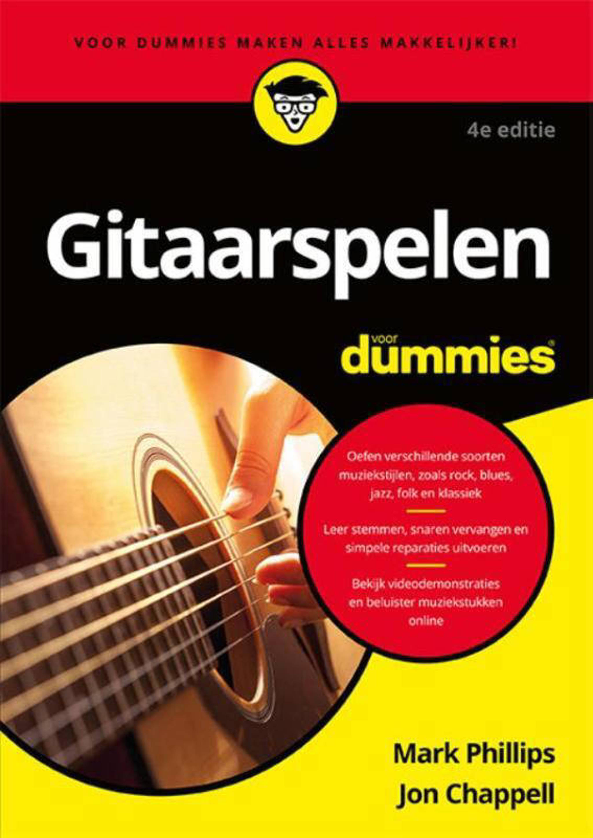 Mark Phillips en Jon Chappell Voor Dummies: Gitaarspelen voor Dummies ...