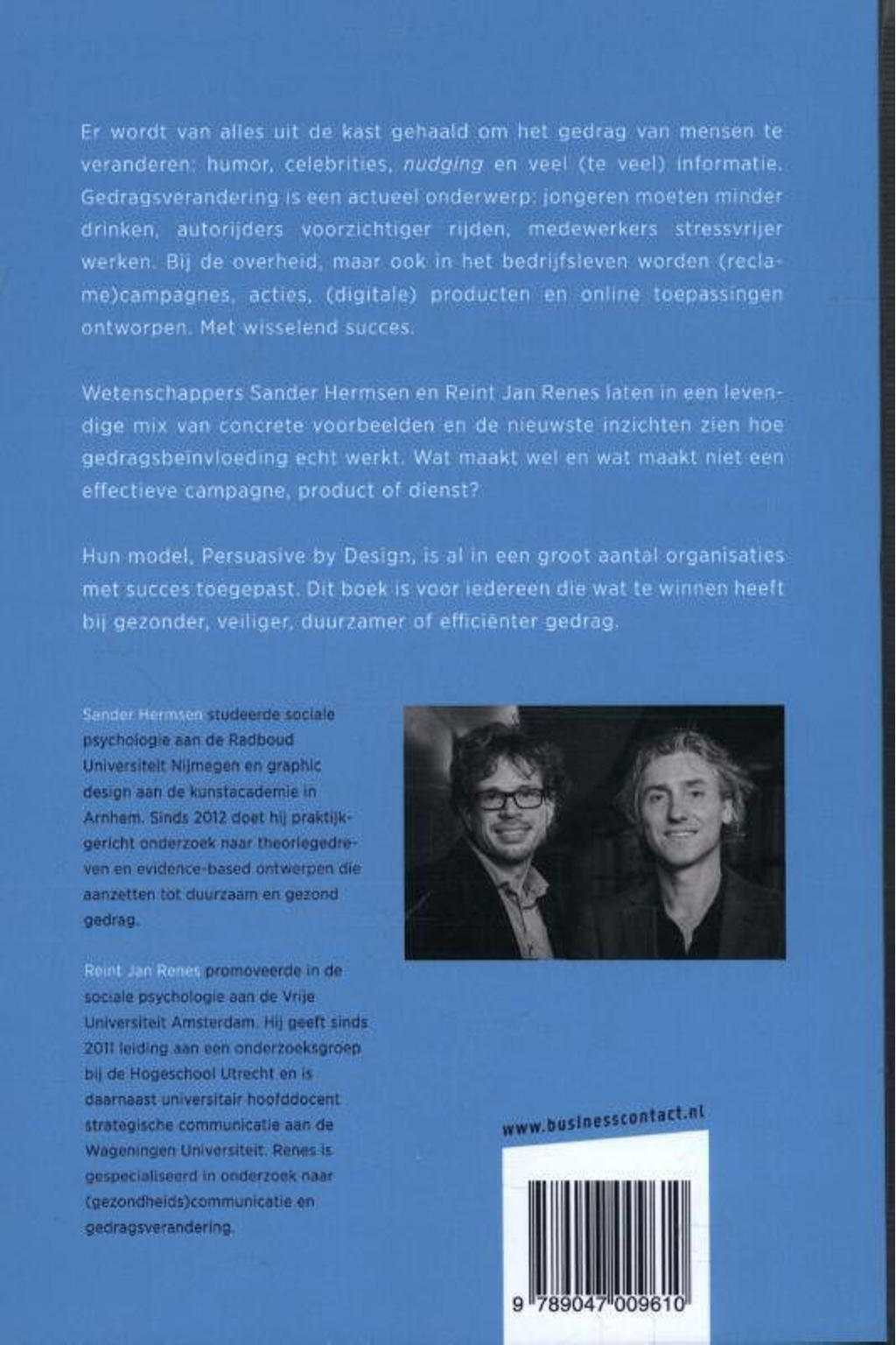 Sander Hermsen en Reint Jan Renes Draaiboek gedragsverandering | wehkamp