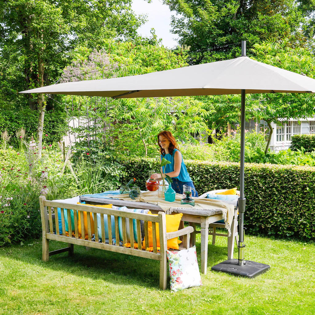 Madison parasol Asymetriq Sideway (360x220 cm) | wehkamp
